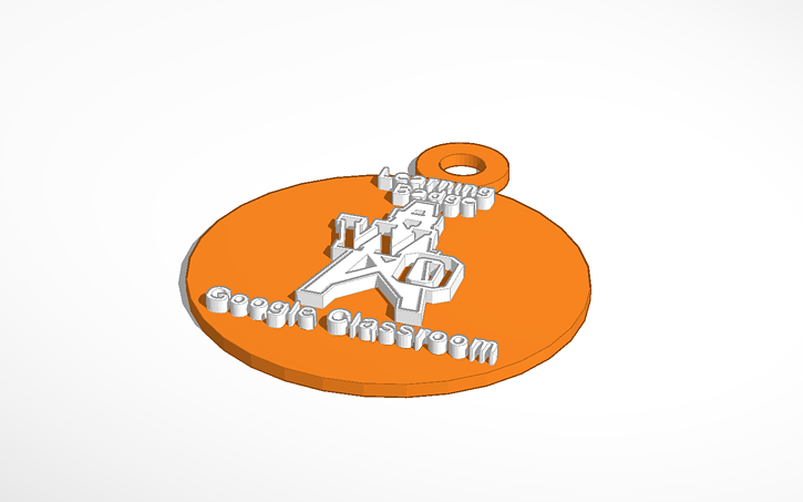 3D design Google Classroom Badge - Tinkercad