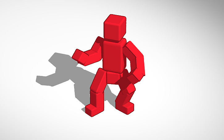 3d Design Action Figure Tinkercad
