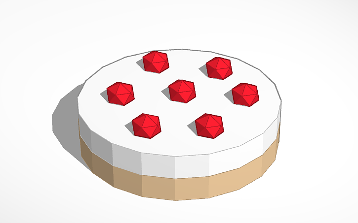 3D design Cake - Tinkercad