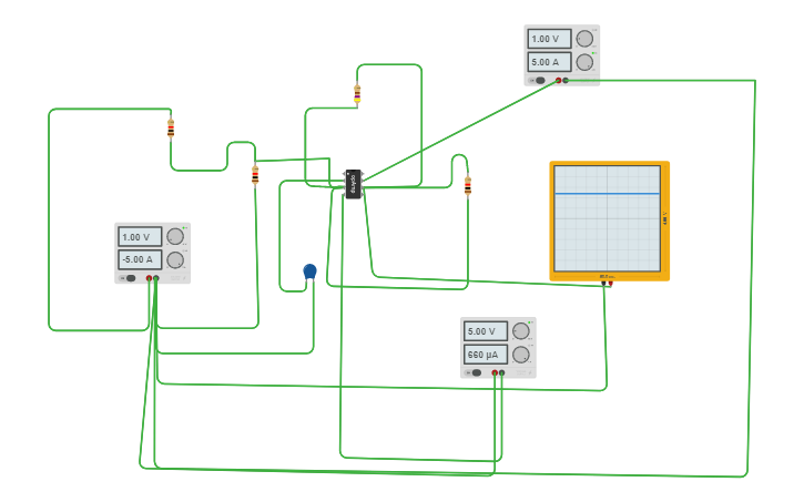 Circuit design clock pulse - Tinkercad