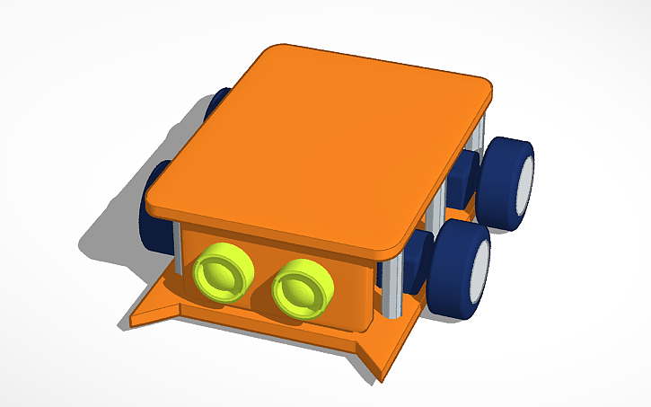3D design Robot móvil - Tinkercad