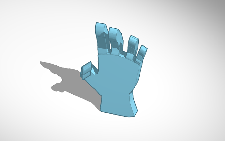 3D design Hand - Tinkercad
