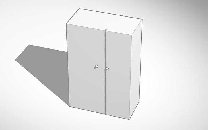 3D design Armario - Tinkercad