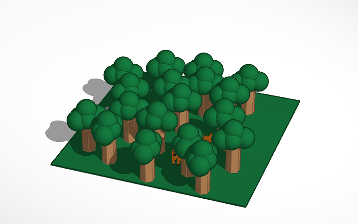 3D design Forest | Tinkercad