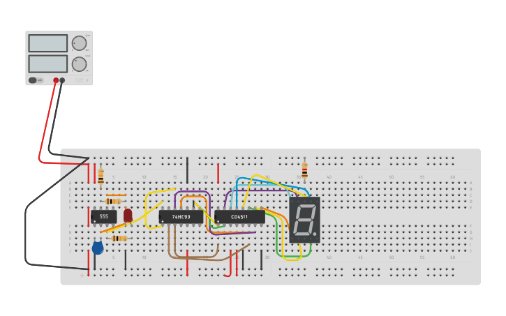 Circuit design Dazzling Tumelo - Tinkercad