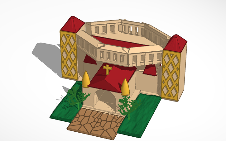 3D design Kelsey Holland church - Tinkercad