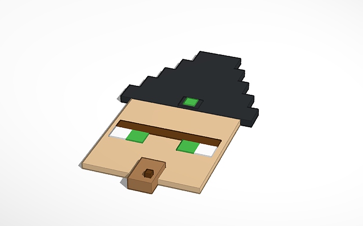 3D design minecraft witch - Tinkercad