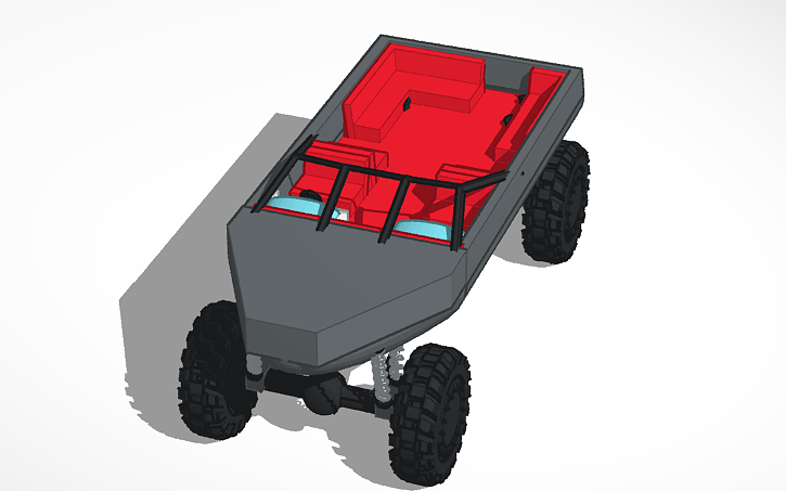 3D design Boat on Wheels | Tinkercad