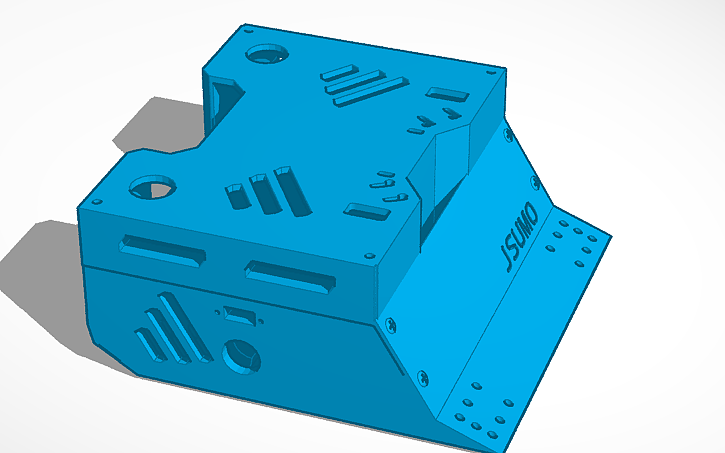 3D design sumo robot - Tinkercad