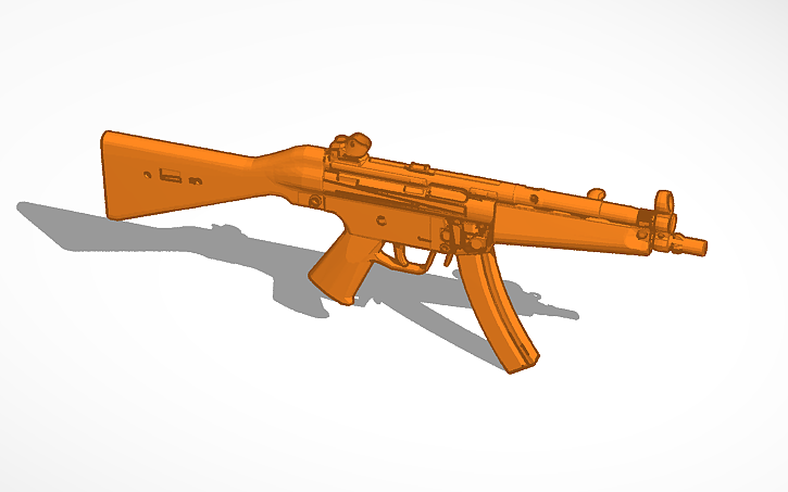 3D design mp5 | Tinkercad