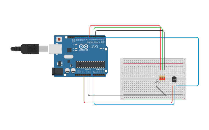 Circuit design Temp | Tinkercad