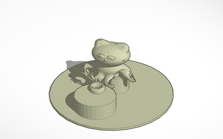 3D design cat - Tinkercad