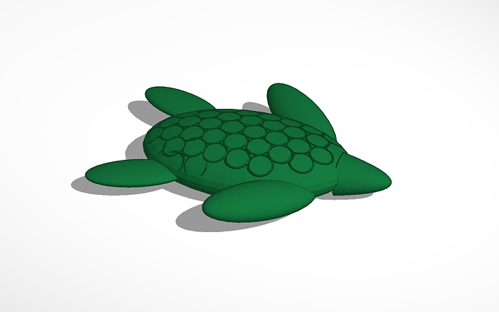 3D design Turtle - Tinkercad