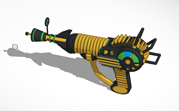 3D design GoldMour Remake of the Original Ray Gun - Tinkercad