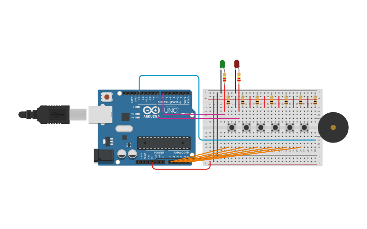 Circuit Design Audio Access Control Tinkercad