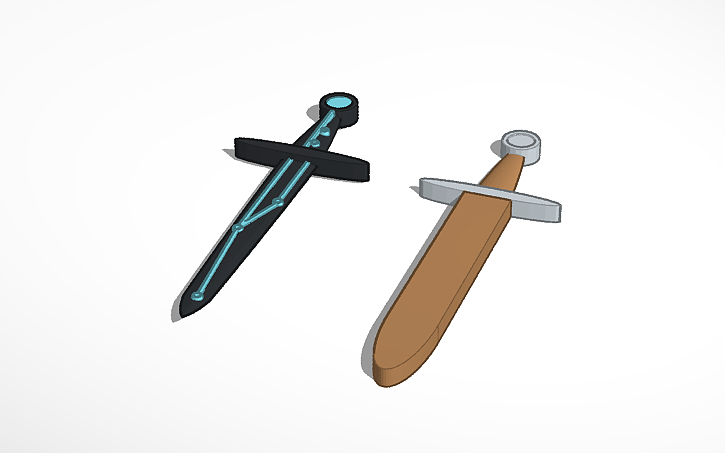 3D design Sword - Tinkercad