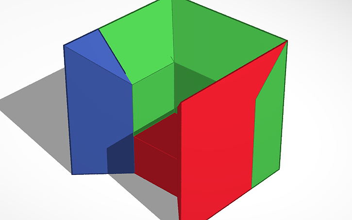 3D design CUADRADO - Tinkercad