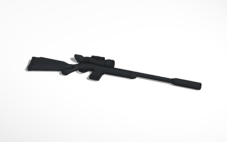 3D design my r sniper rifel - Tinkercad
