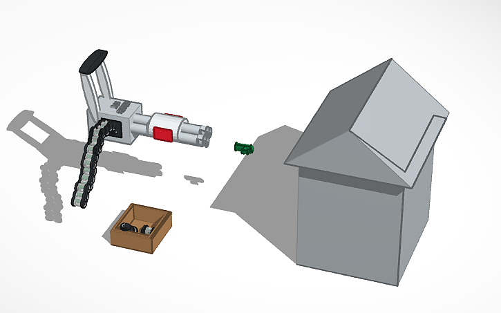 3D design Cactus Launcher - Tinkercad