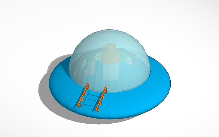 3D design UFO - Tinkercad