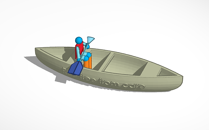 3D design kayak - Tinkercad