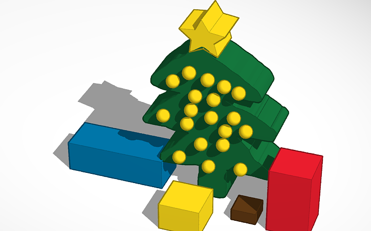 3D design Christmas Tree | Tinkercad