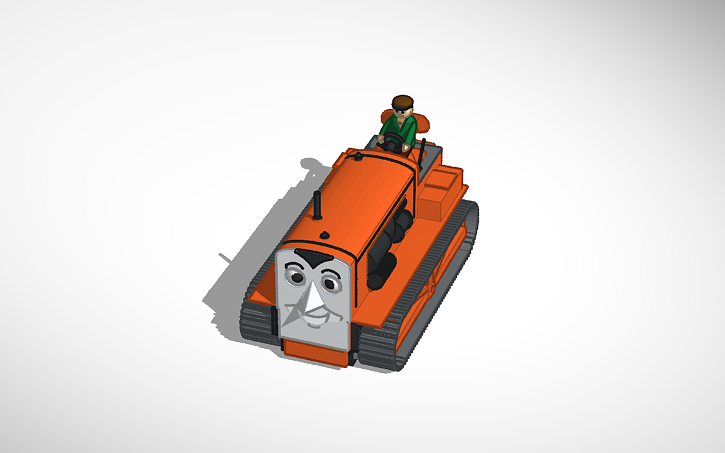 3D design Copy of Terence the Tractor - Tinkercad