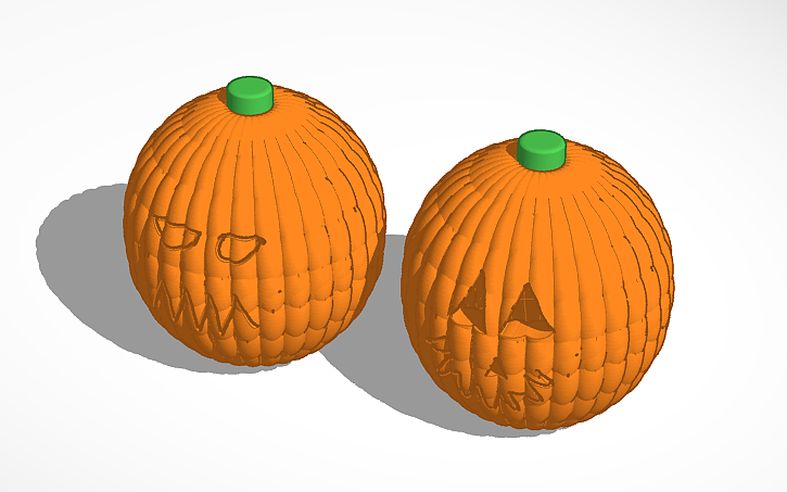 3D design Pumpkin carvings - Tinkercad