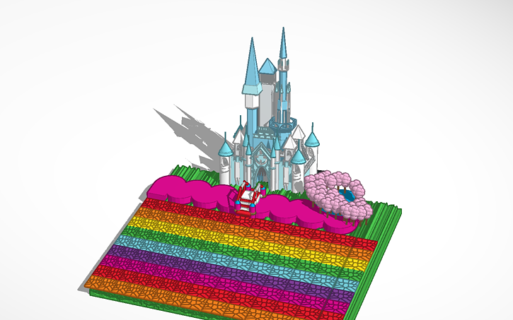 3D design Copy of Funky cotton candy - Tinkercad