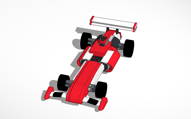 3D design Formula 1 Car - Tinkercad