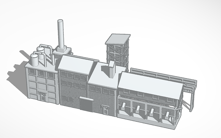 3D design N-scale Architect -- Eagle River Mine - #10902 (N scale ...