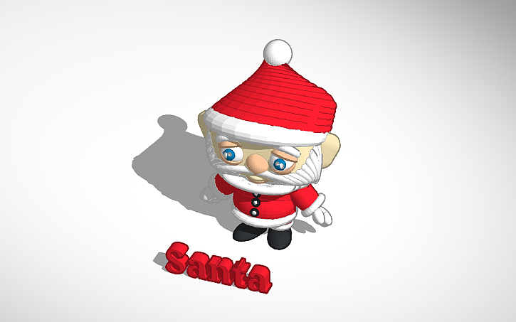 3D design TAOC - Navidad Santa | Tinkercad