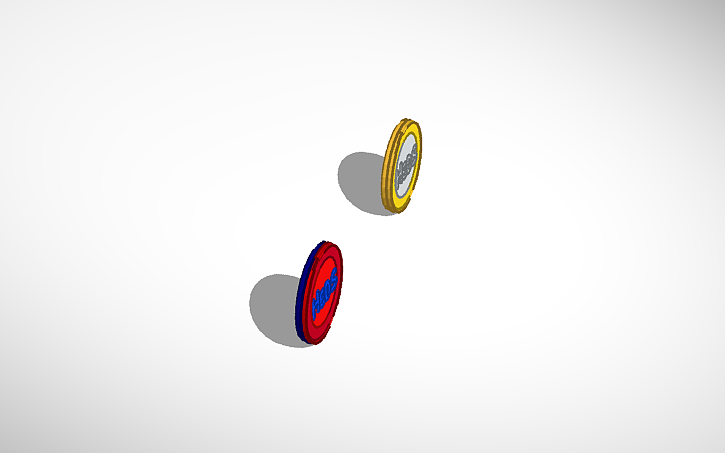 3D design coins - Tinkercad