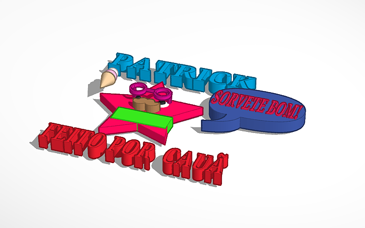 3D design PATRICK STAR | Tinkercad