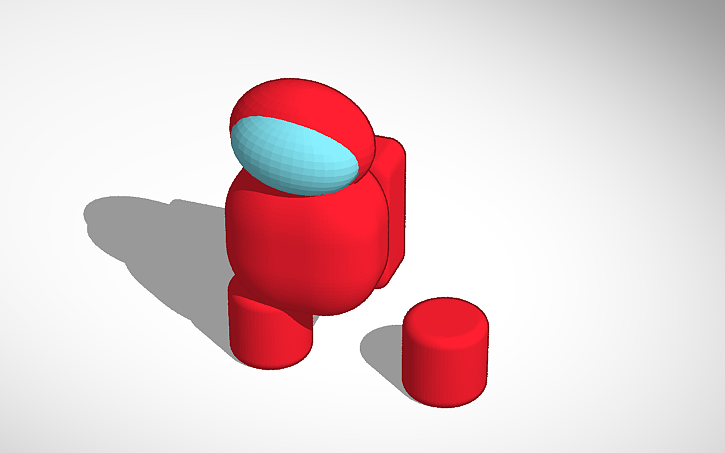 3D design among us character | Tinkercad