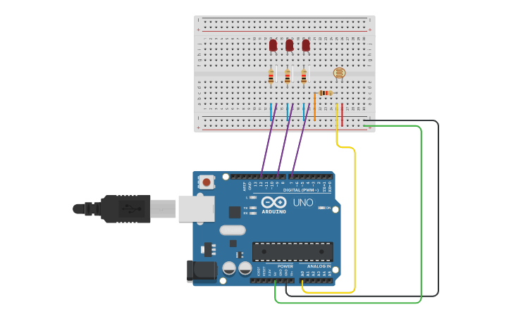 Circuit design Actividad 5 Juan David Rios 1003 | Tinkercad