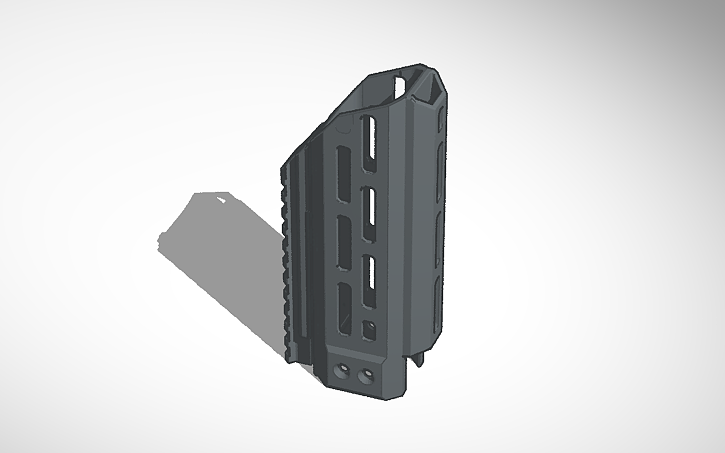 3D design AWCY HB Industries EVO Slant Handguard - Tinkercad