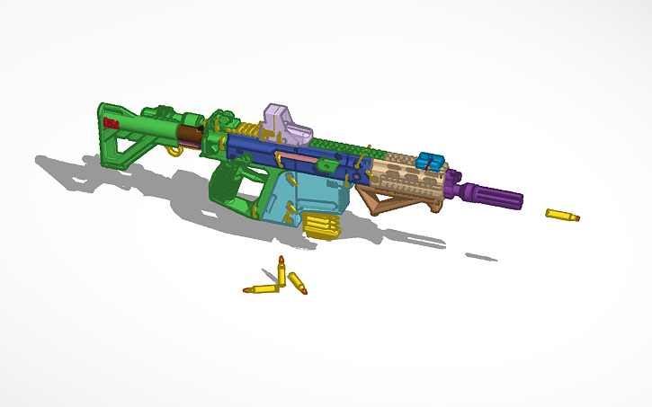 3D design gun | Tinkercad