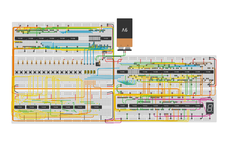 Circuit Design Octal To Hexadecimal Tinkercad