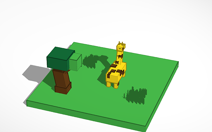 3D design A Giraffe | Tinkercad