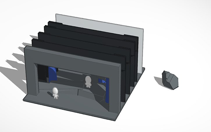 3D design Proscenium Stage 2 | Tinkercad