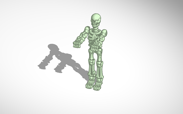 3D design zombie - Tinkercad