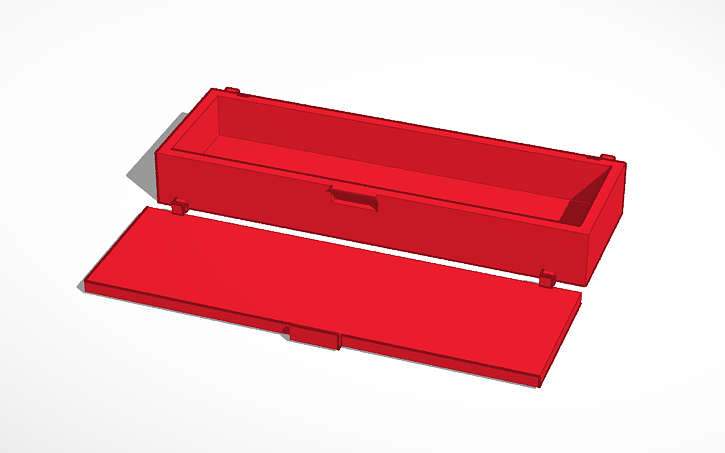 3D design pencil case | Tinkercad