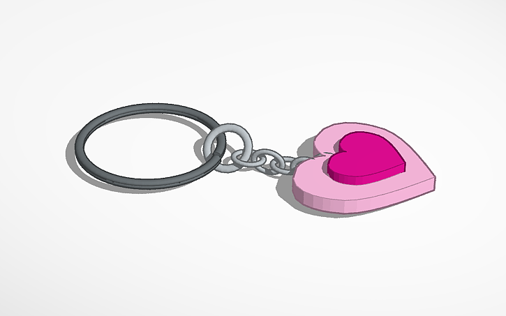 3D design Copy of Keychain - Tinkercad