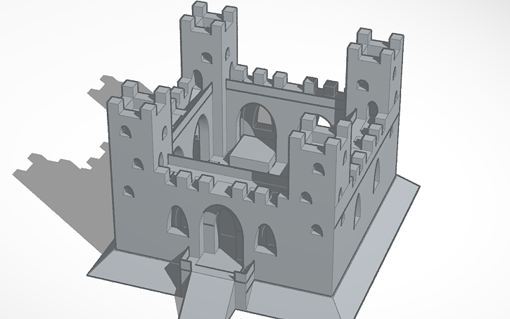 3D design Castle - Tinkercad