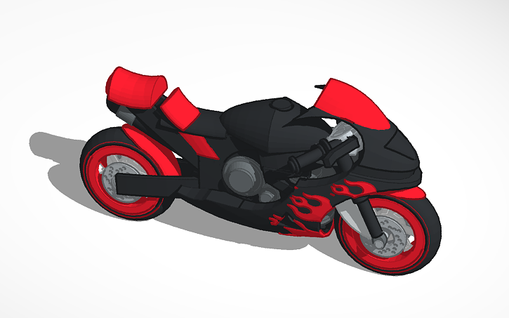 3D design HENRY' DIRTBIKE - Tinkercad