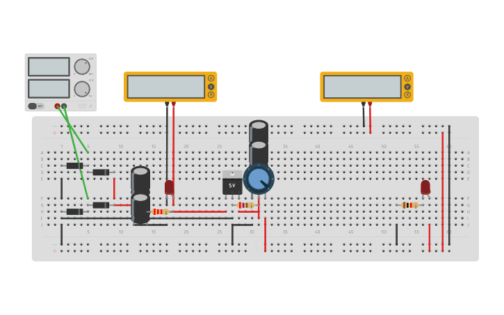 Circuit design Transformador - Tinkercad