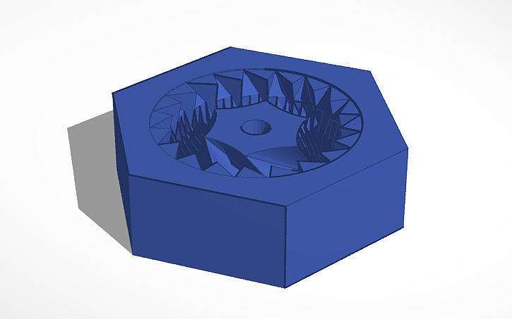 3D design Coffee Burr Grinder Template - Tinkercad