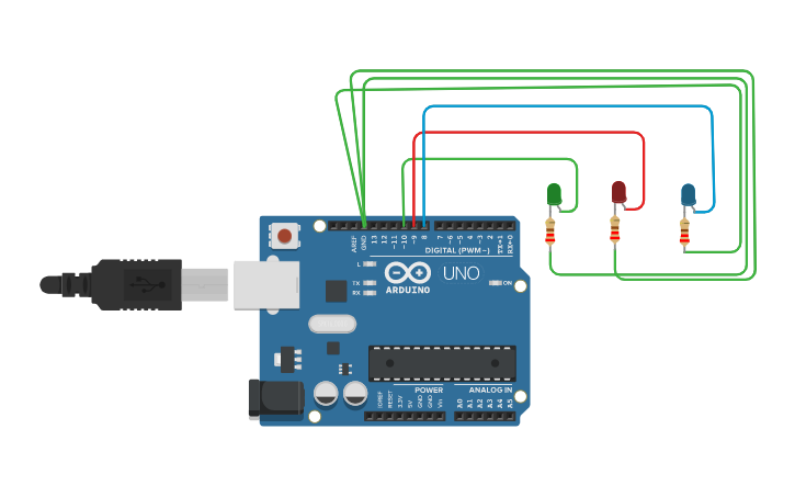 Circuit design PC SEM15 E1 - Tinkercad