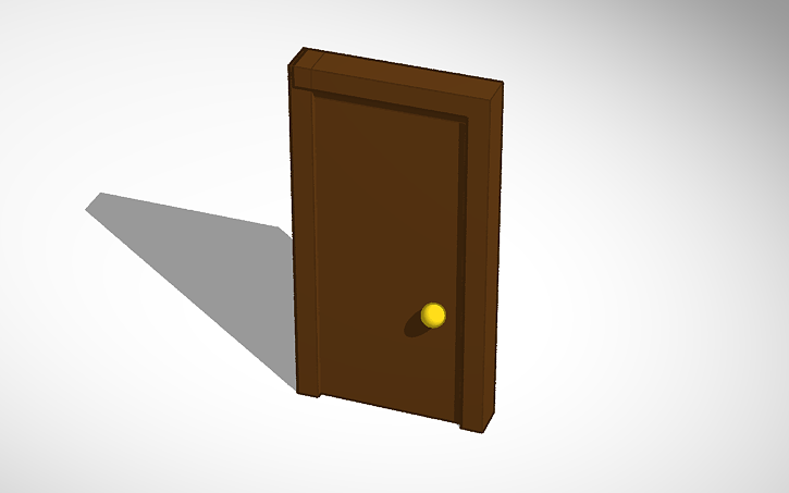 3D design Door - Tinkercad